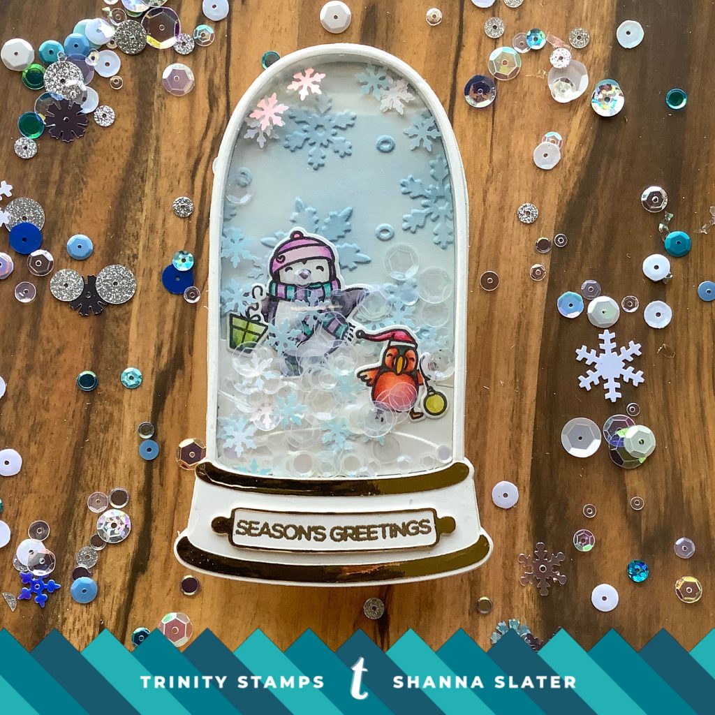 Snow globe Shakers – Trinity Stamps