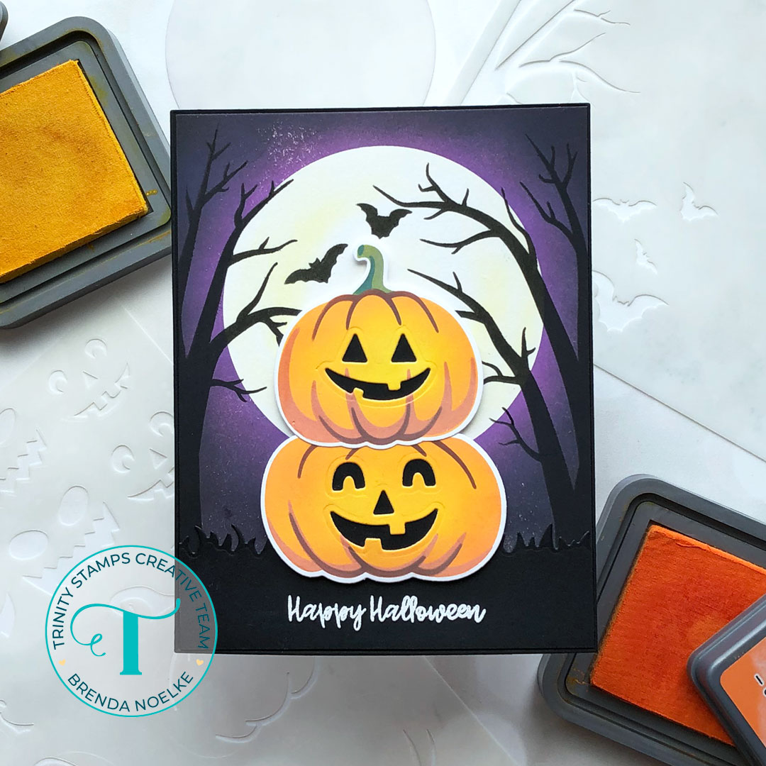 Happy Halloween – Pumpkinhead Scene – Trinity Stamps