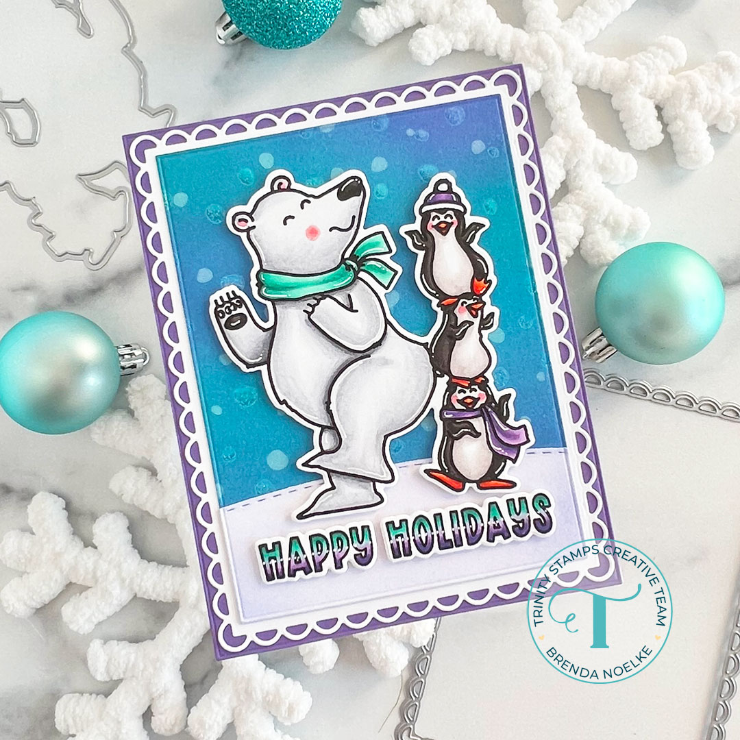 Happy Holidays – Polar Party – Trinity Stamps