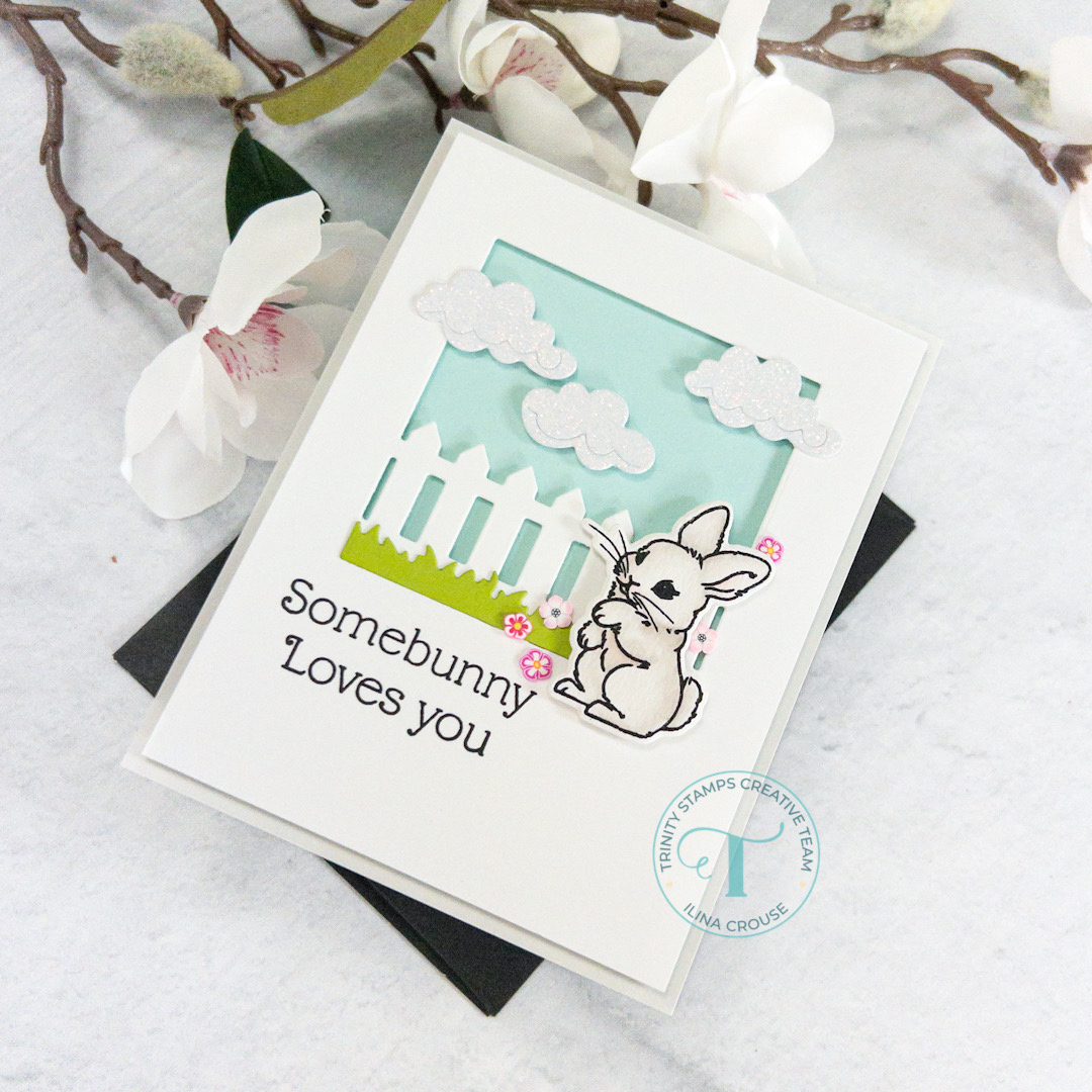 Somebunny Loves You A2 Card – Trinity Stamps