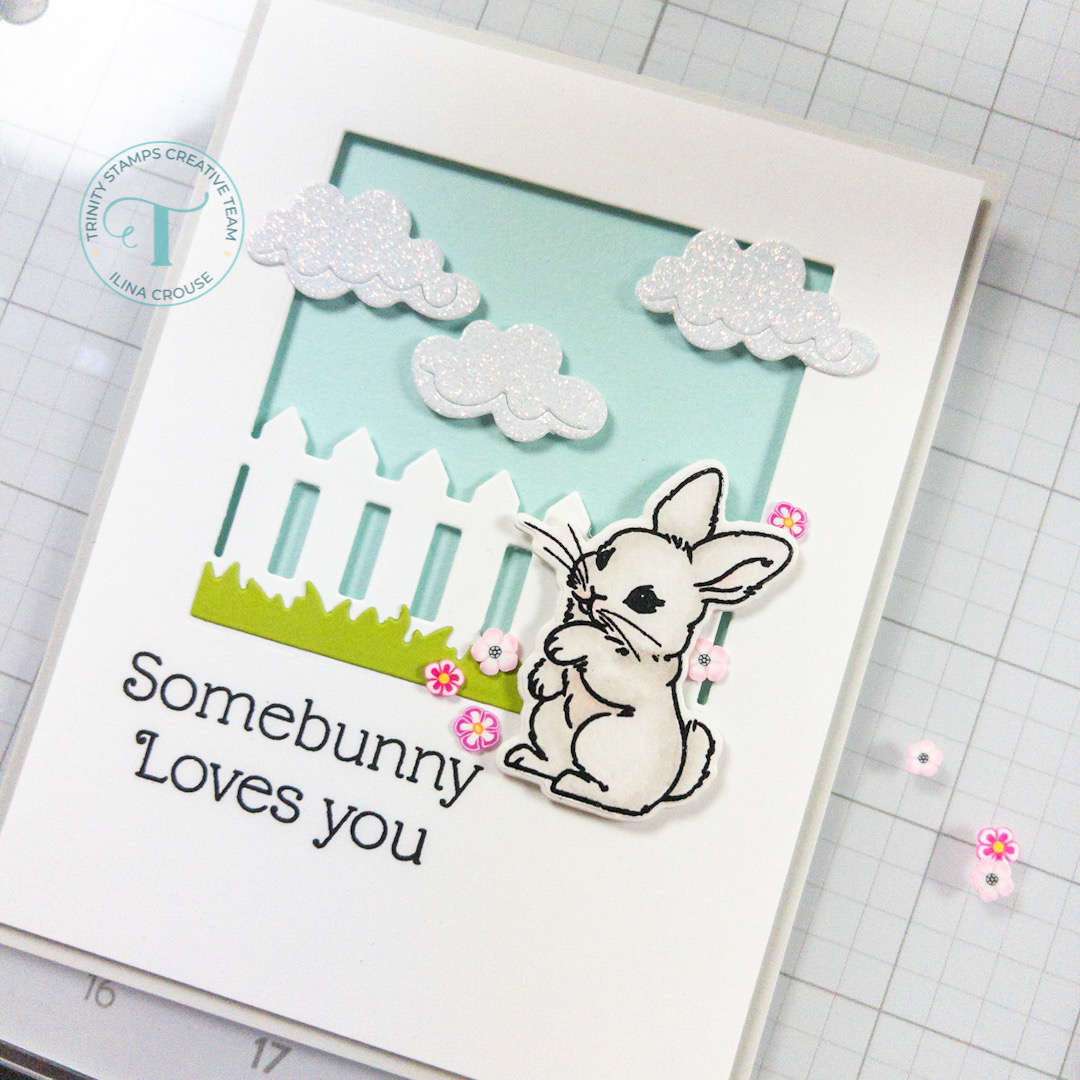 Somebunny Loves You A2 Card – Trinity Stamps