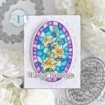 Easter Blessings – Stained Glass Lily – Trinity Stamps