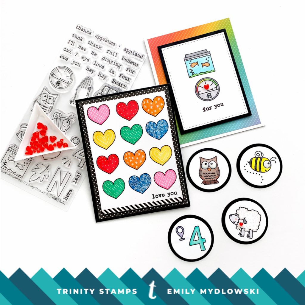 One Stamp, Three Ways-Picture Sentiments – Trinity Stamps