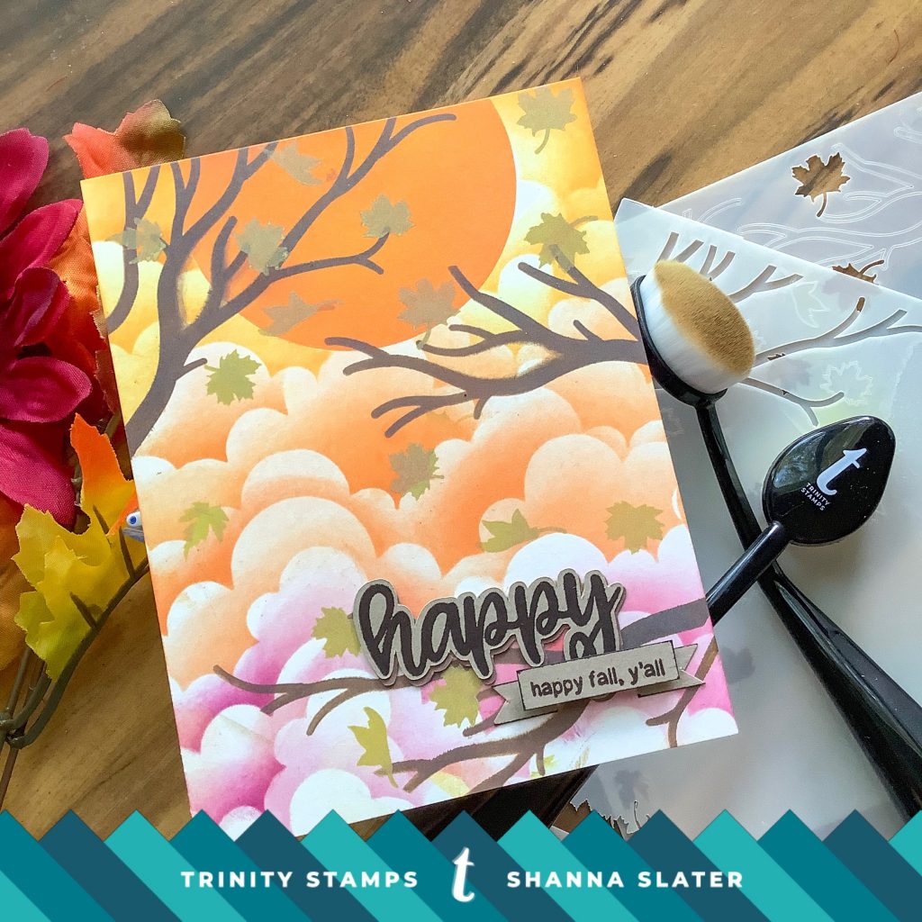 Autumn Tree Stencil Fun! – Trinity Stamps