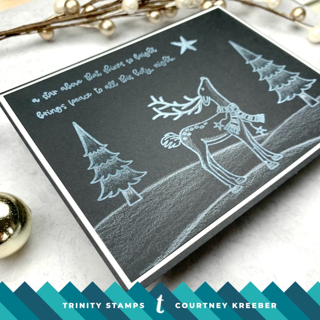 Creating a Simple Chalkboard Card – Trinity Stamps