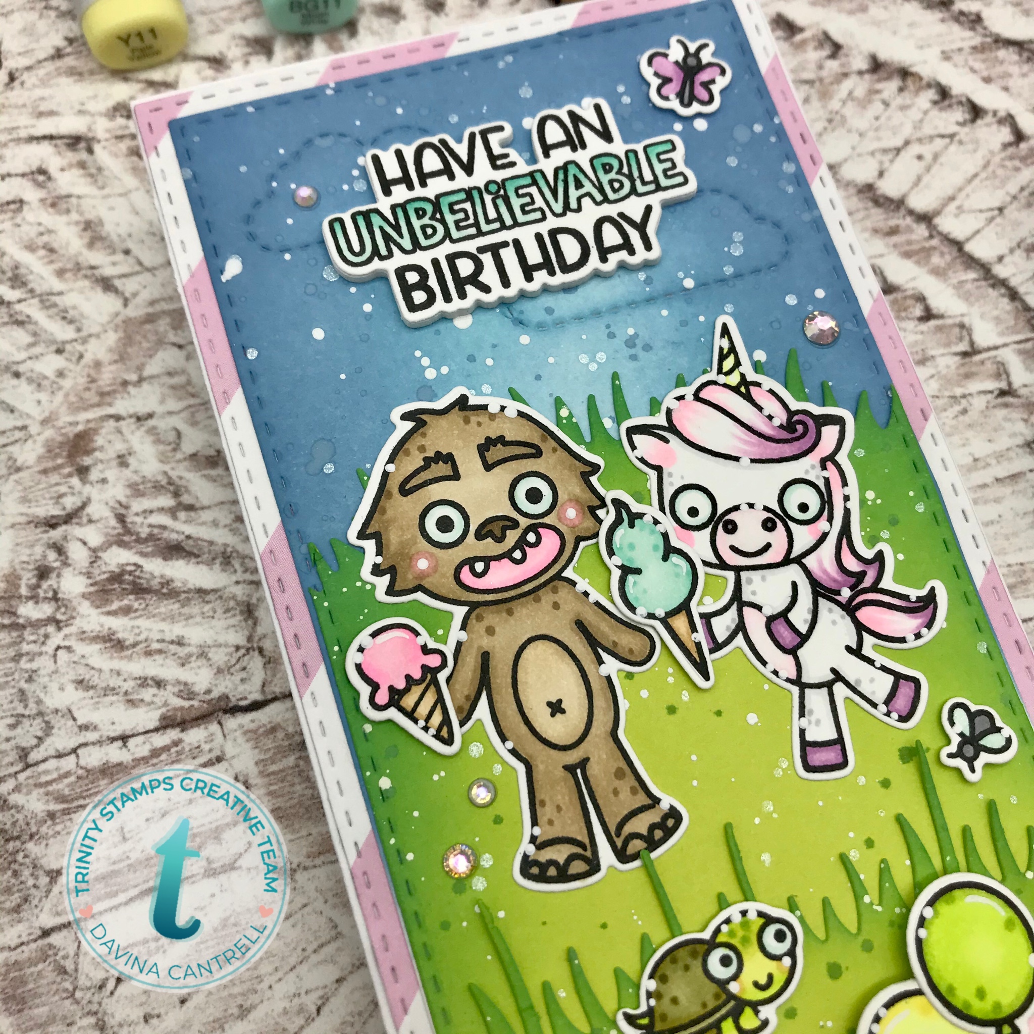 June Crafty Troop Challenge #4 – Trinity Stamps