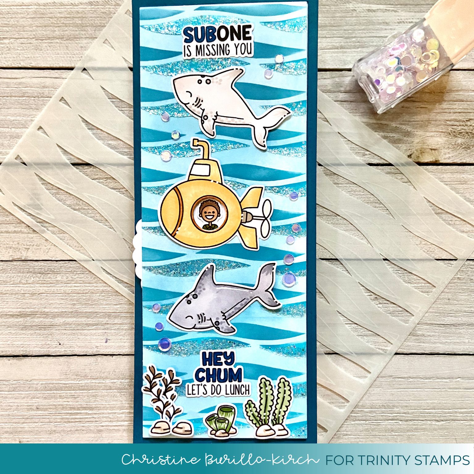 Slimline Sub Card – Trinity Stamps