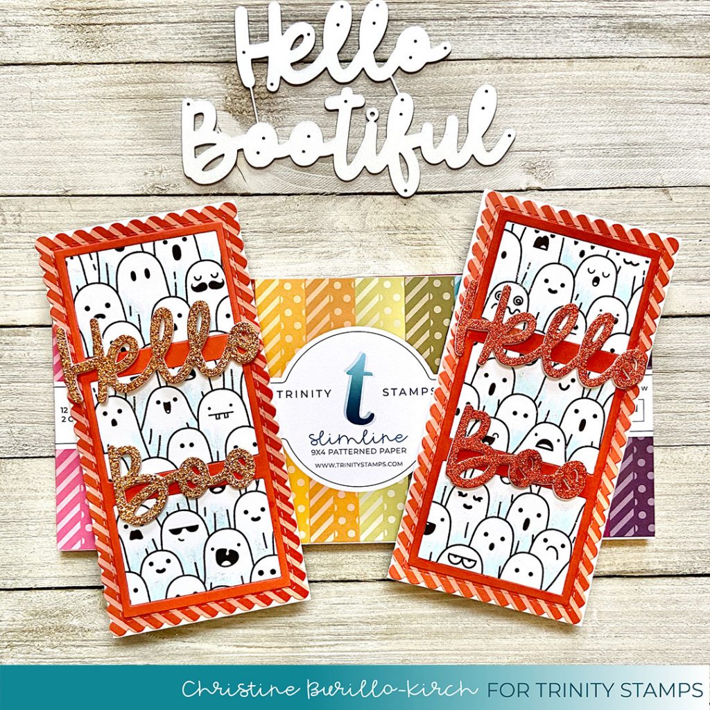 Mini Slimline Hello Boo – Trinity Stamps