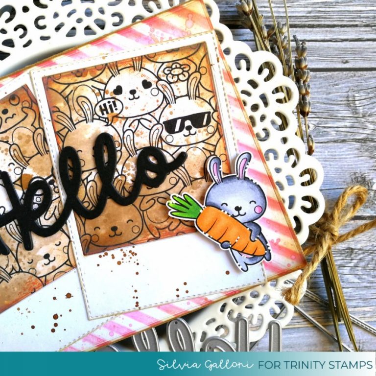 Hello bunny – Trinity Stamps