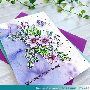 First Bloom in Full Color – Trinity Stamps