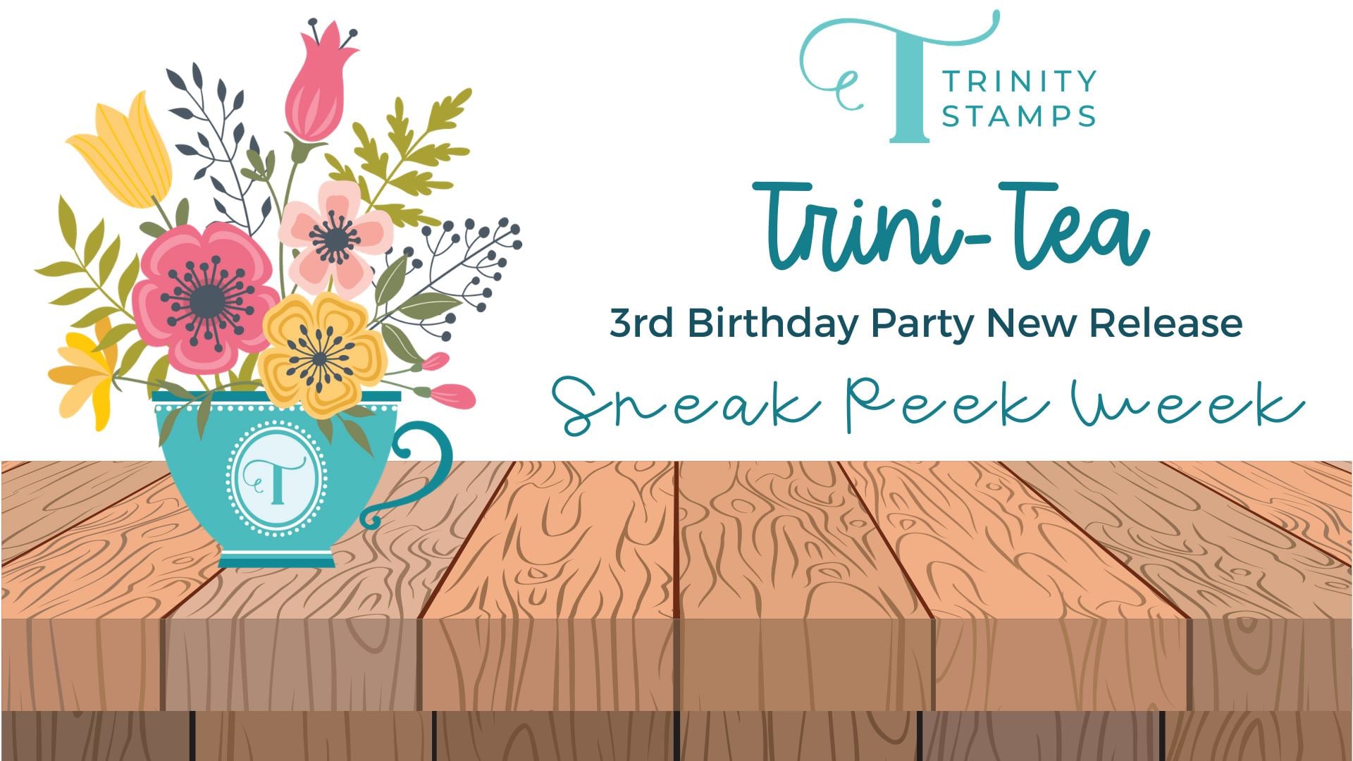 Sneak Peek Week: Slimline Tea Party! – Trinity Stamps