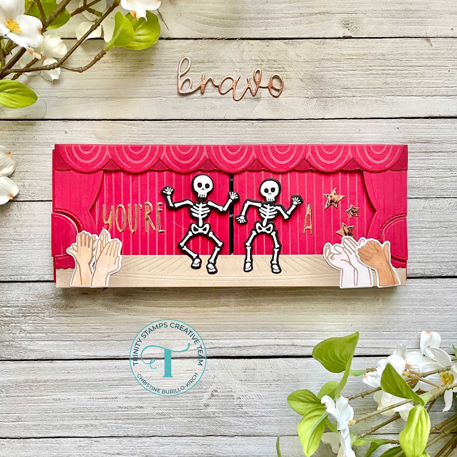 Interactive Stage Slimline Card – Trinity Stamps