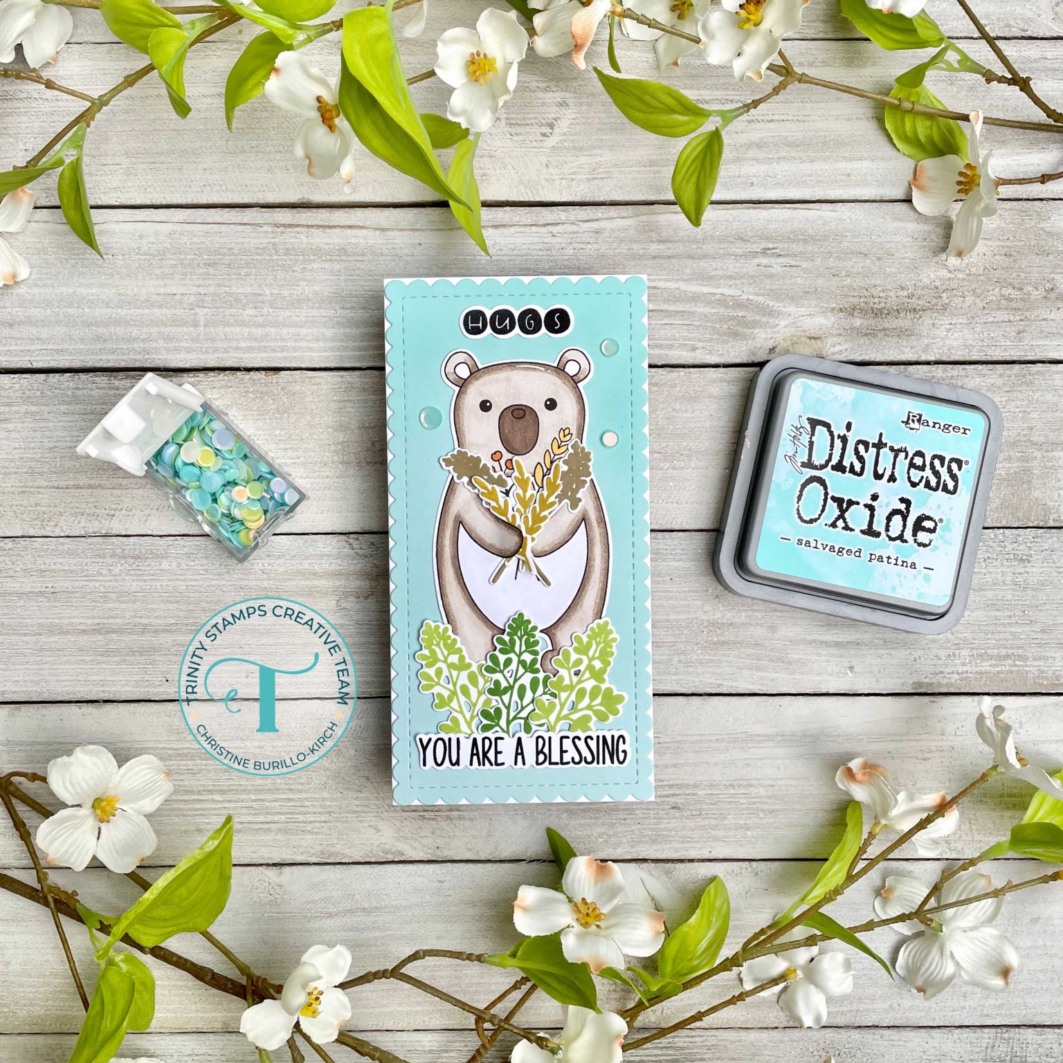 Many Blessings Bear – Trinity Stamps