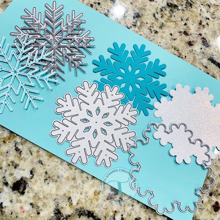 Foiled Big Snowflake – Trinity Stamps