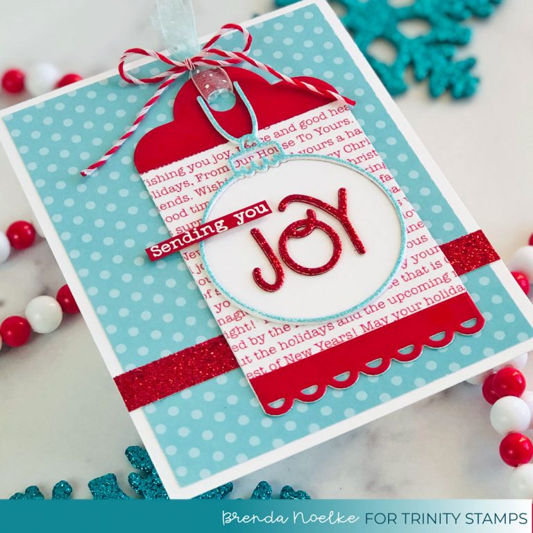Sending You Joy Tag Card – Trinity Stamps
