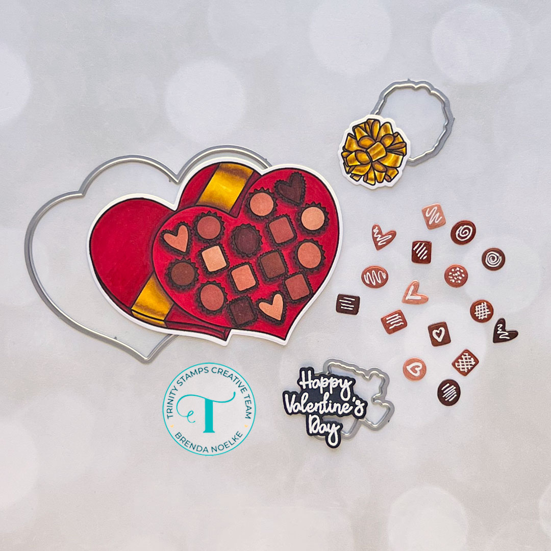 Happy Valentine’s Day – Bon Bon Box – Trinity Stamps
