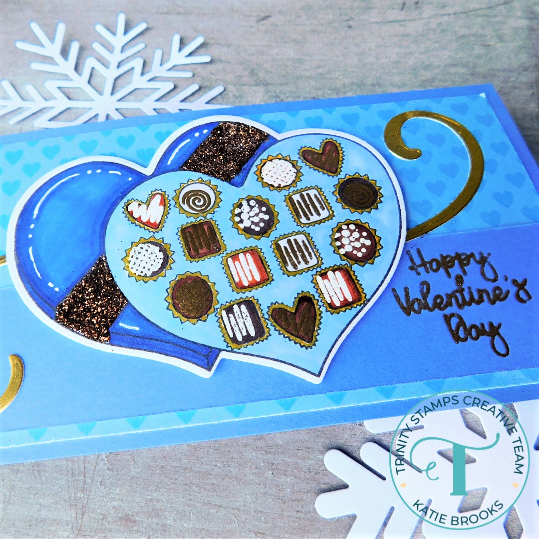 Blue Bon Bon Box – Trinity Stamps