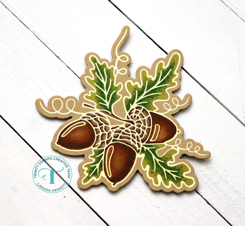 Acorn Cluster Cut & Foil Grateful Card Set!! – Trinity Stamps