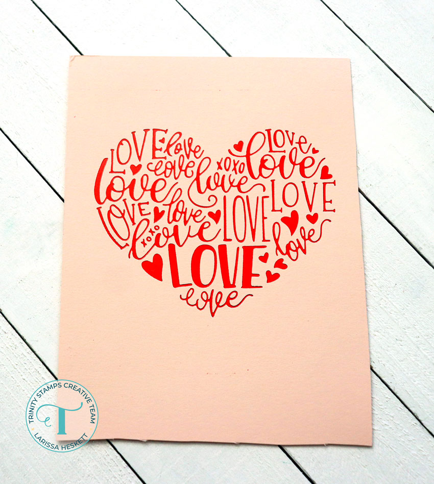 Hot Foiled Love Heart Cards w/ Therm O Web!! – Trinity Stamps