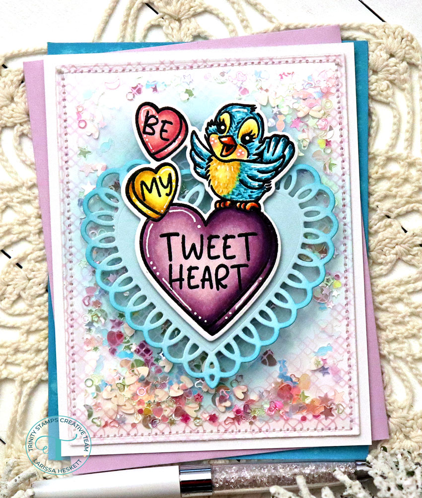 Be My Tweet Heart Shaker Card!! – Trinity Stamps