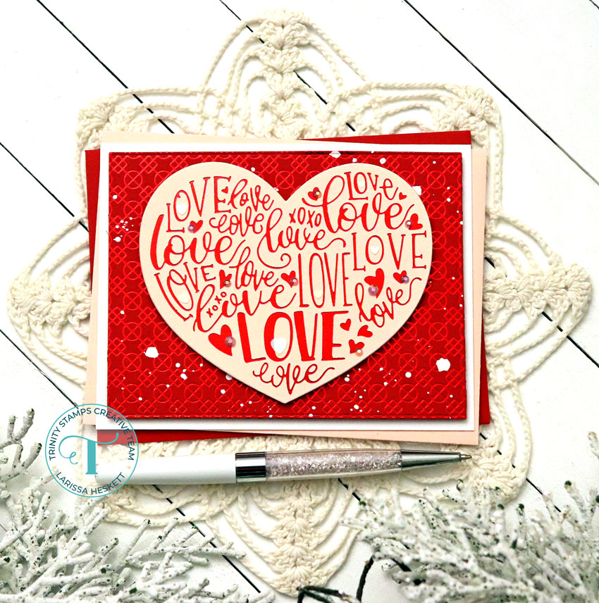 Hot Foiled Love Heart Cards w/ Therm O Web!! – Trinity Stamps