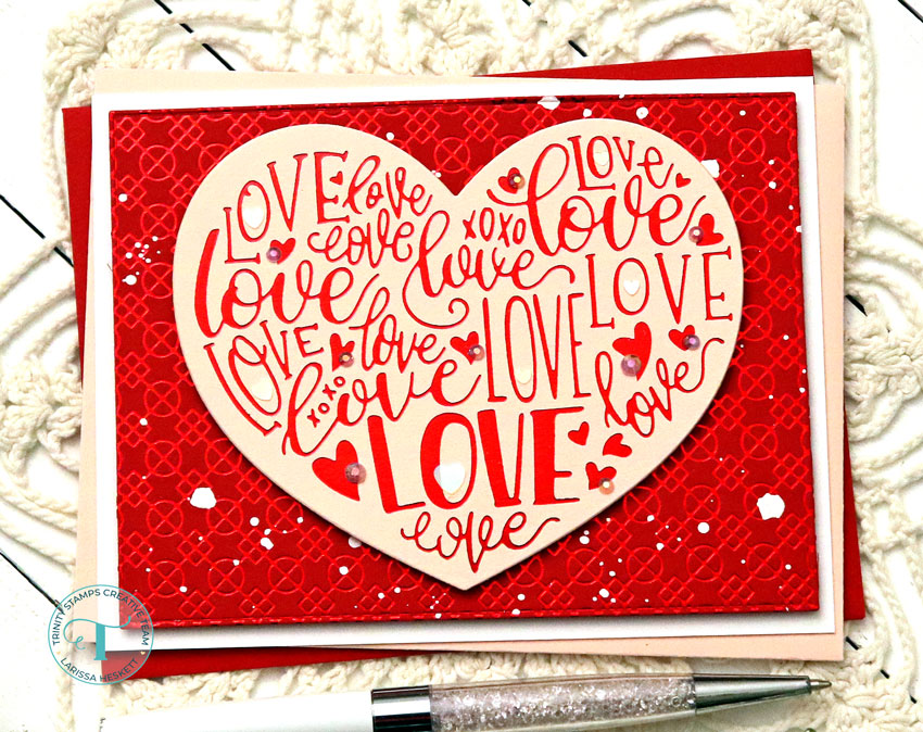 Hot Foiled Love Heart Cards w/ Therm O Web!! – Trinity Stamps