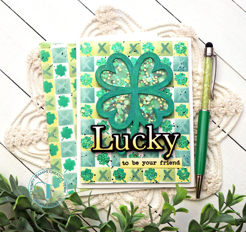 Day 6 SNEAK PEEK ~ Checkered Add-On: Clovers Stencil!! – Trinity Stamps