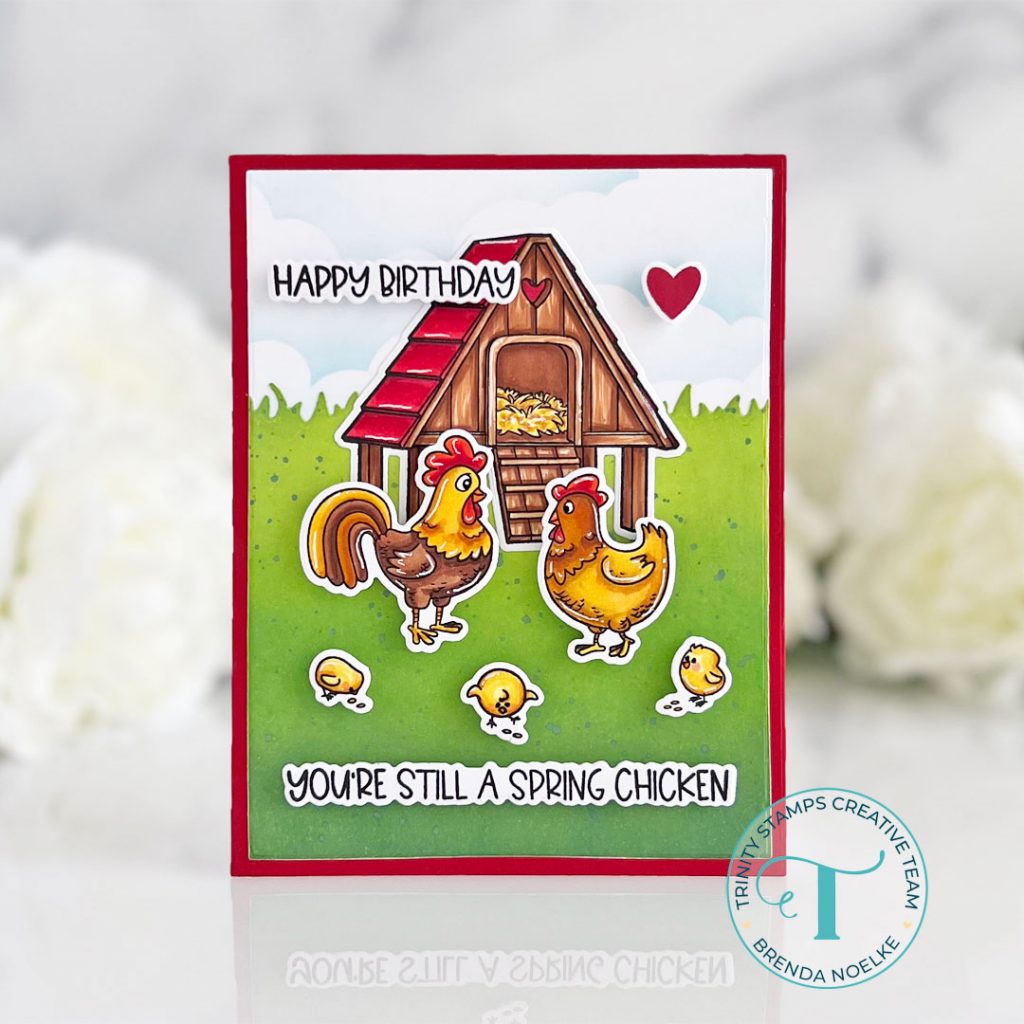 Happy Birthday Spring Chicken – Trinity Stamps