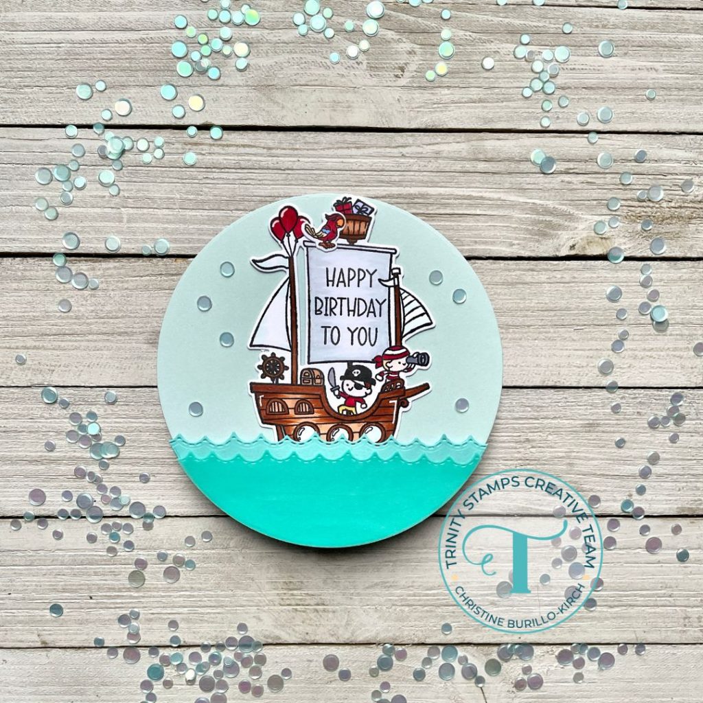 Pirate Ship Pendulum Card – Trinity Stamps