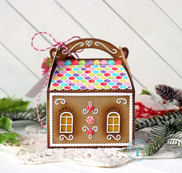 Gingerbread House Treat Box, Gingerbread House Pillow Box and 2 ...