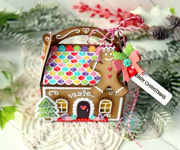 Gingerbread House Treat Box, Gingerbread House Pillow Box and 2 ...