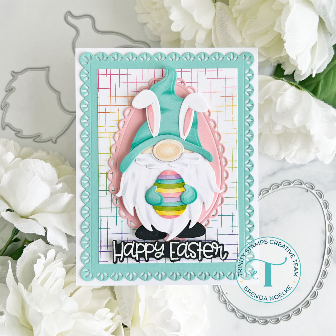 Happy Easter – Springtime Gnome – Trinity Stamps