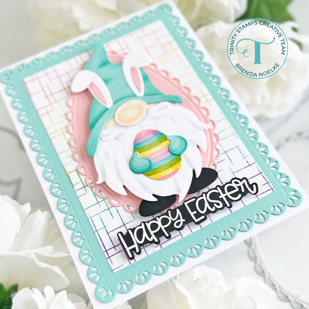 Happy Easter – Springtime Gnome – Trinity Stamps