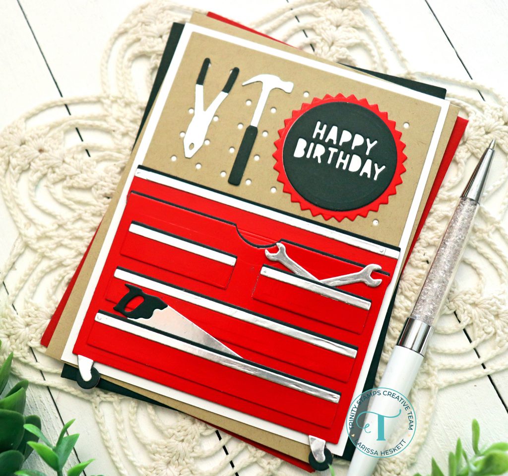 Happy Birthday Tool Box Gift Card Holder Card!! – Trinity Stamps