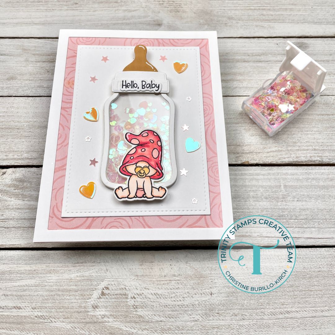 Baby Bottle Shaker Card – Trinity Stamps