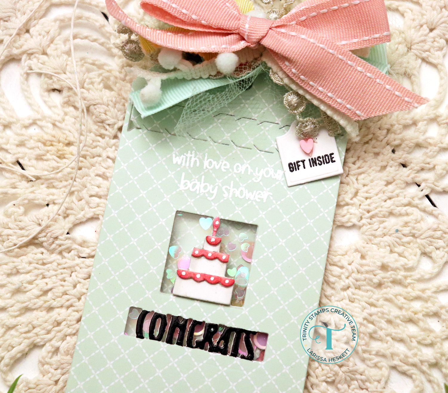Congrats Baby Shower Zip Shaker Gift Tag!! – Trinity Stamps