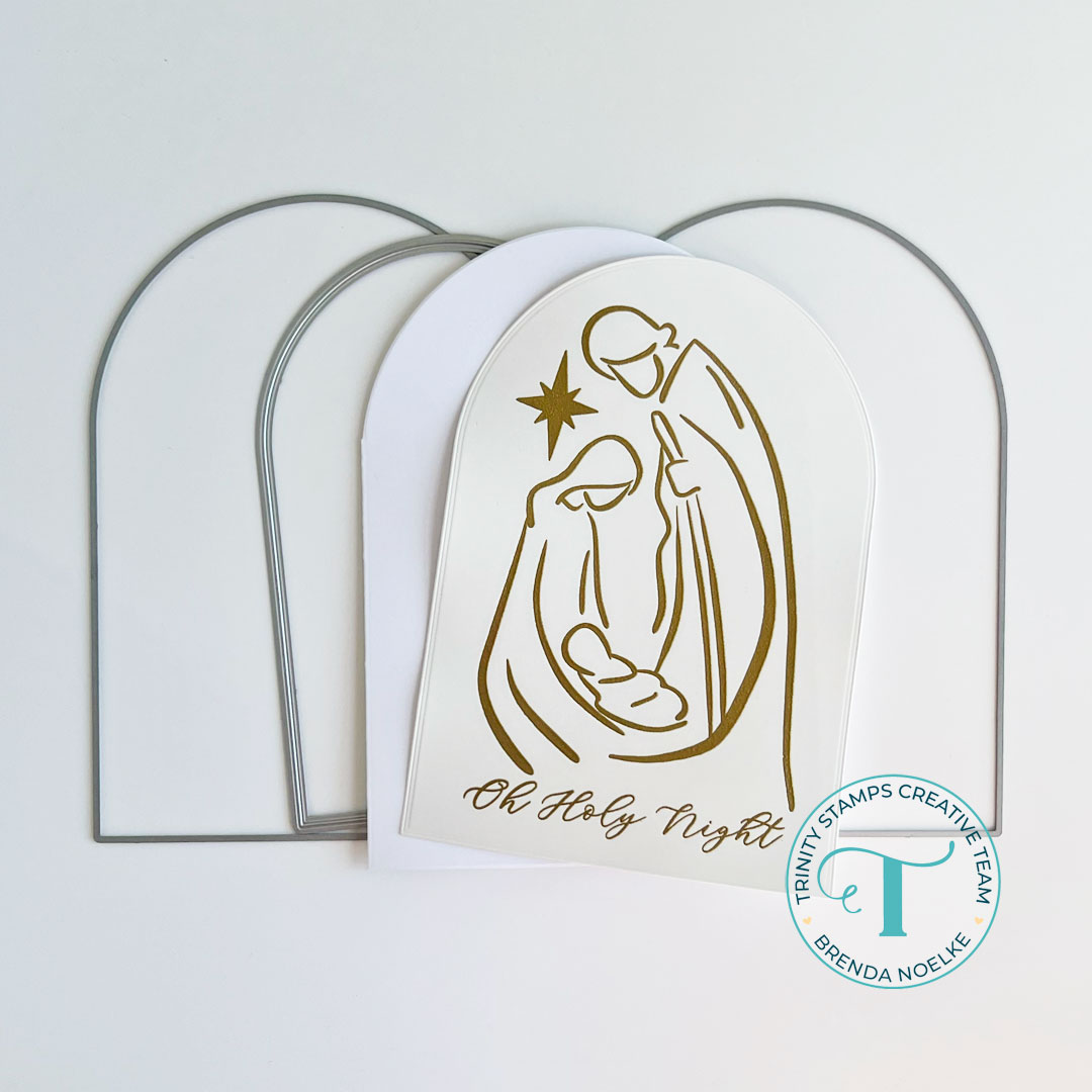 Oh Holy Night – Sketchy Nativity – Trinity Stamps