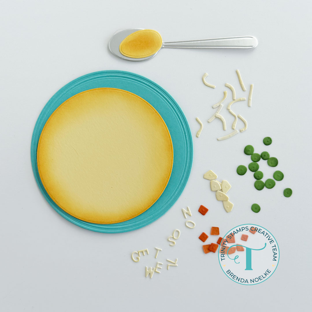 Get Well Soon – Circle-Shaped Card – Trinity Stamps