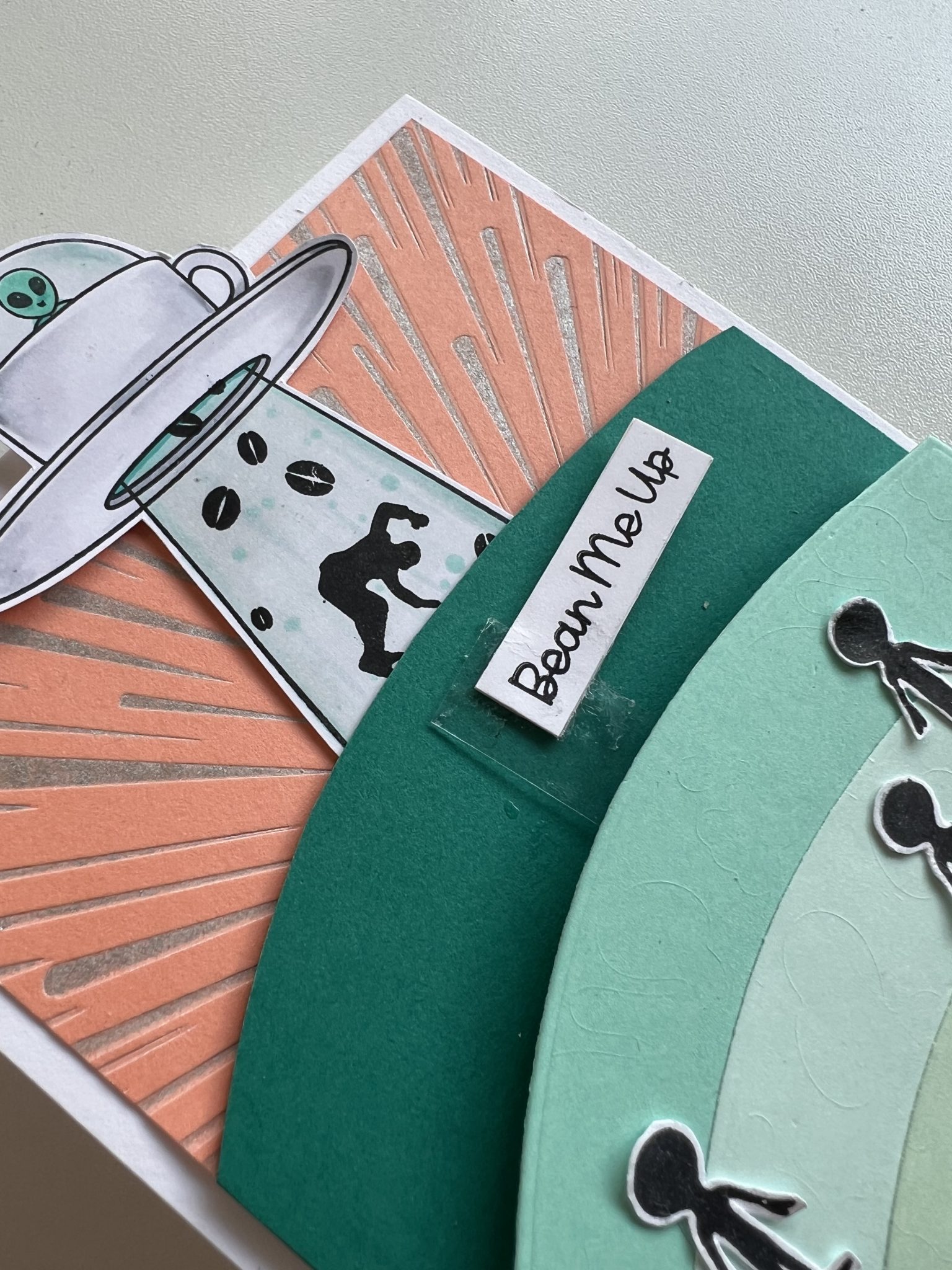 Playful Alien-Inspired Slider Card – Trinity Stamps