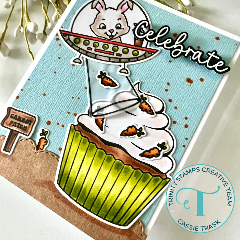 Beam up the Carrot Cake – Trinity Stamps