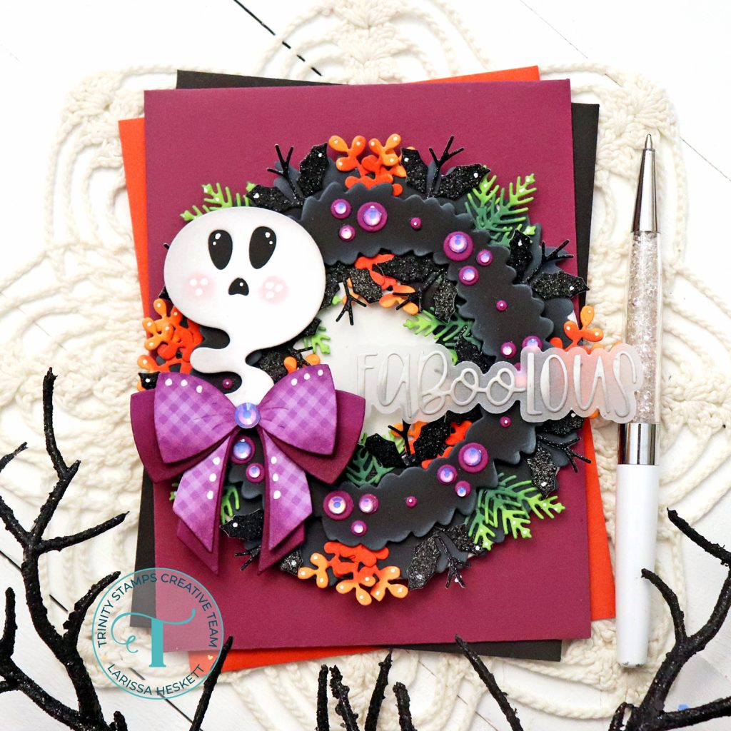 Faboolous Halloween Wreath Shaped Card!! – Trinity Stamps