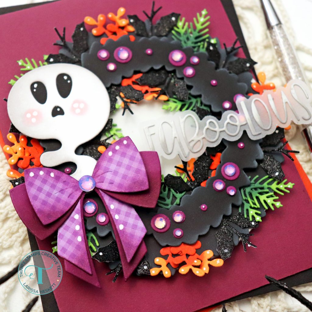 Faboolous Halloween Wreath Shaped Card!! – Trinity Stamps