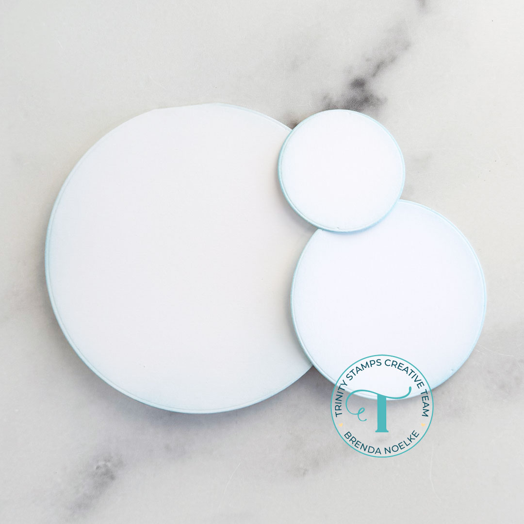 Snowman Circle Shaped Card – Trinity Stamps